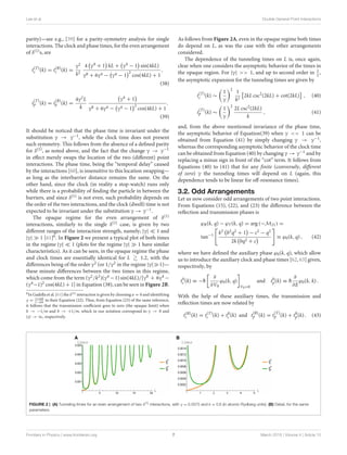 Double General Point Interactions Symmetry and Tunneling Times | PDF