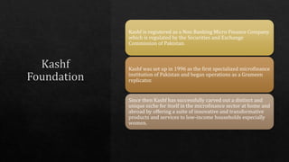 Kashf foundation | PPT