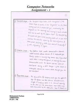 OSI model networking internet. | PDF