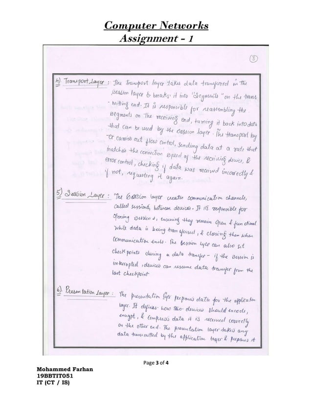 OSI model networking internet. | PDF