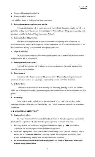 A Case Study on Ecotourism. | DOCX