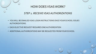 VSAS Student Training | PPT