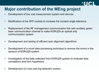 4th Year Project Presentation Slides | PDF