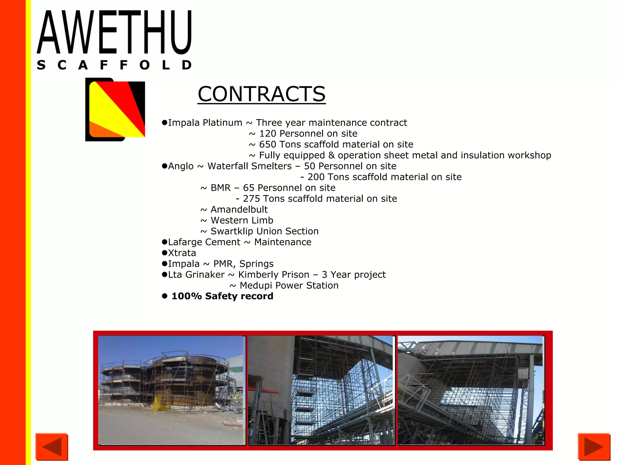 Awethu Scaffold Profile PDFb 2015 | PDF
