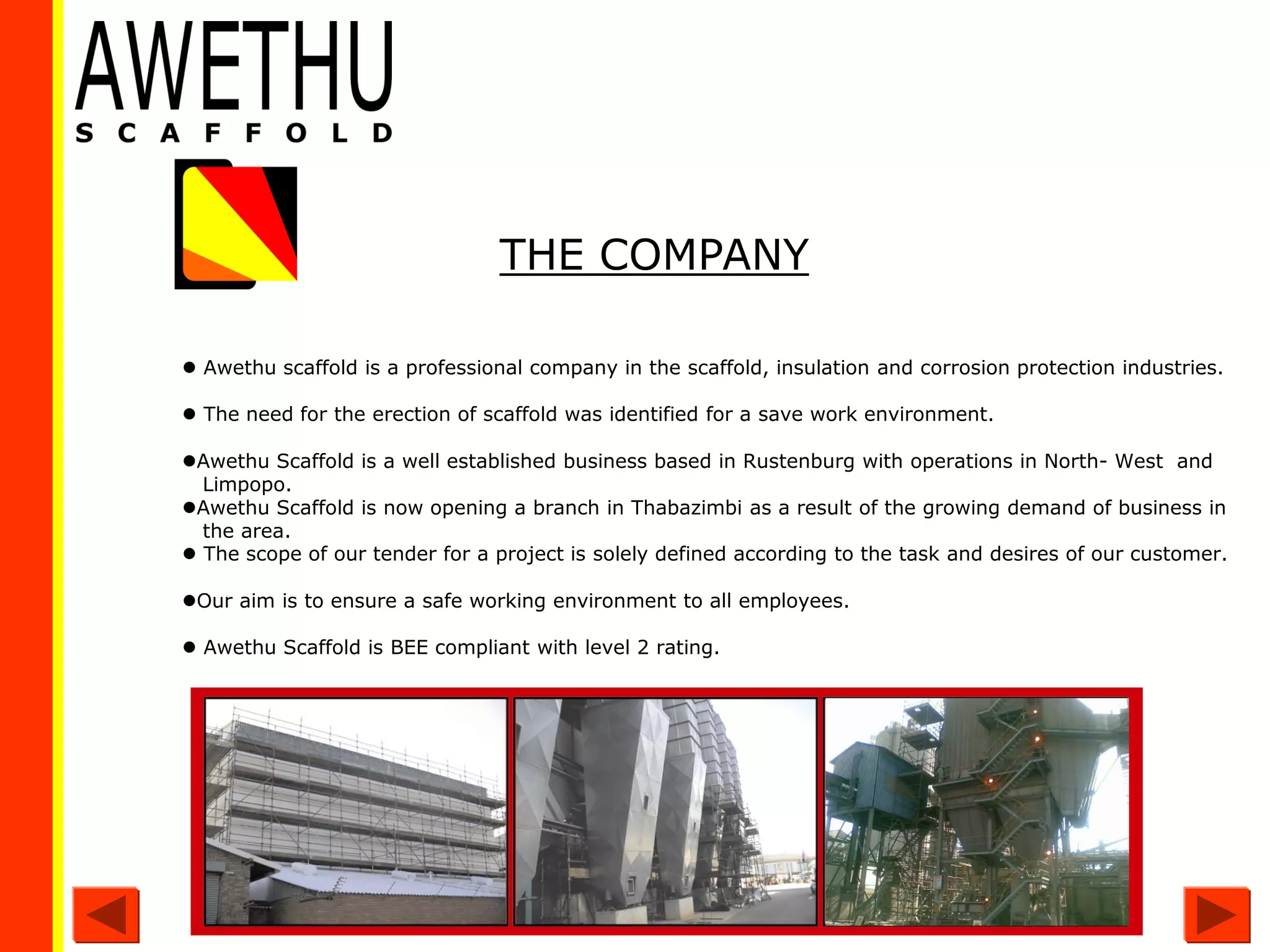Awethu Scaffold Profile PDFb 2015 | PDF