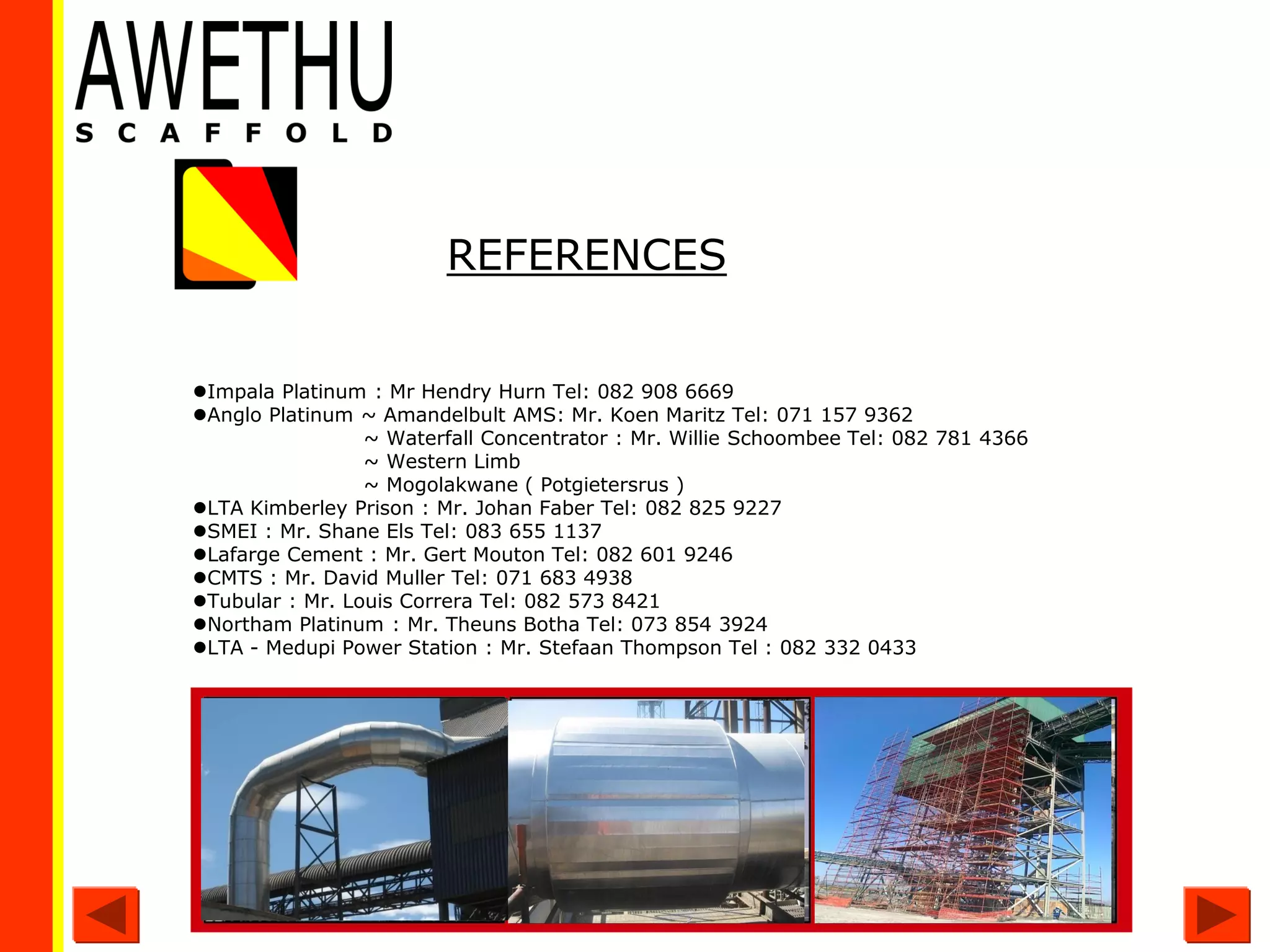 Awethu Scaffold Profile PDFb 2015 | PDF