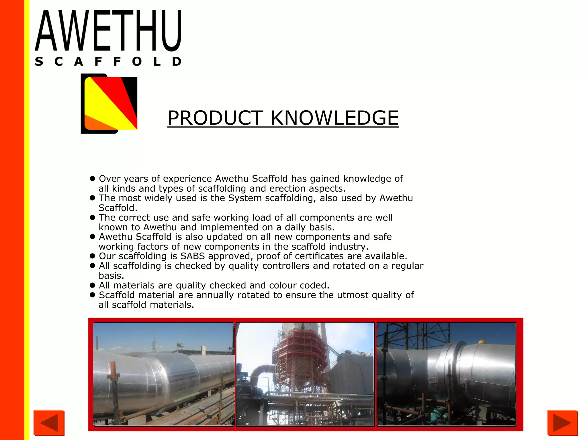 Awethu Scaffold Profile PDFb 2015 | PDF