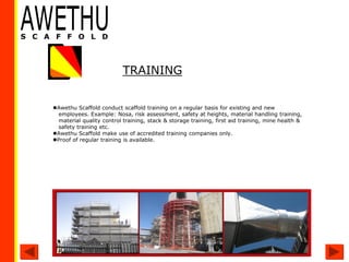 Awethu Scaffold Profile PDFb 2015 | PDF