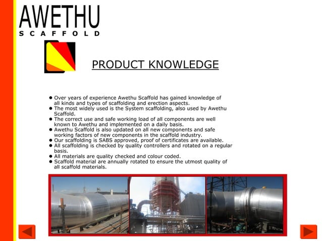 Awethu Scaffold Profile PDFb 2015 | PDF | Construction Industry ...