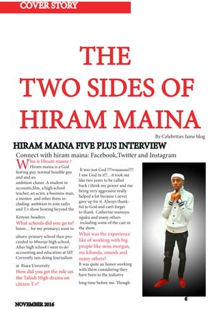 Hiram Maina Magazine-print | PDF