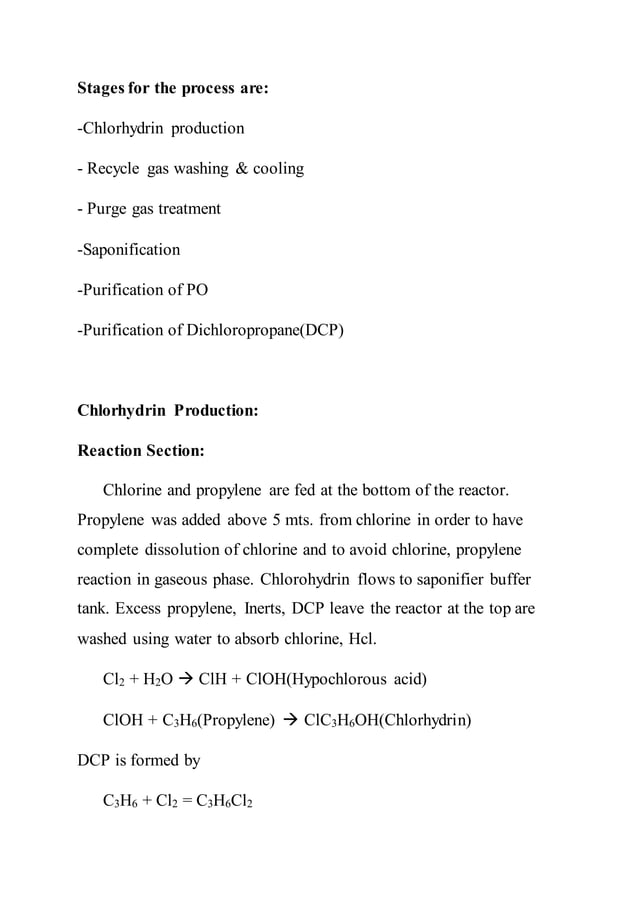 Propylene Oxide Unit | PDF