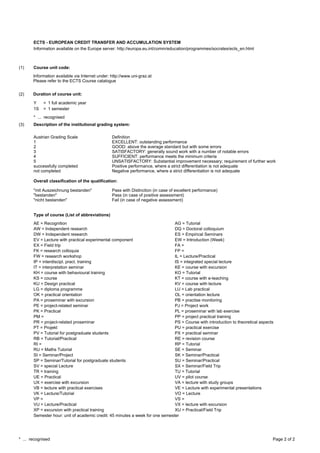 Graz transcript record | PDF