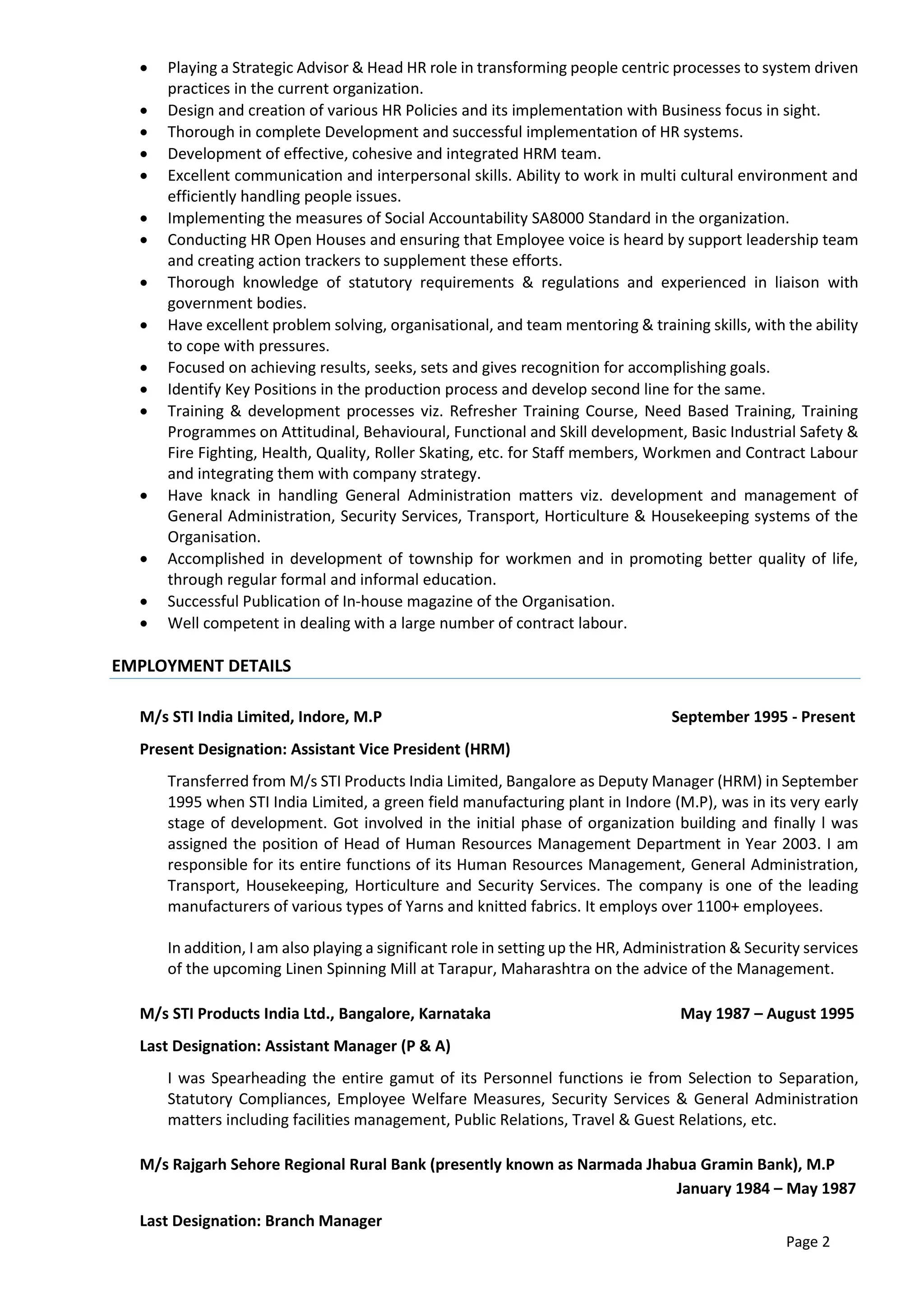 S.K. Verma_CV | PDF