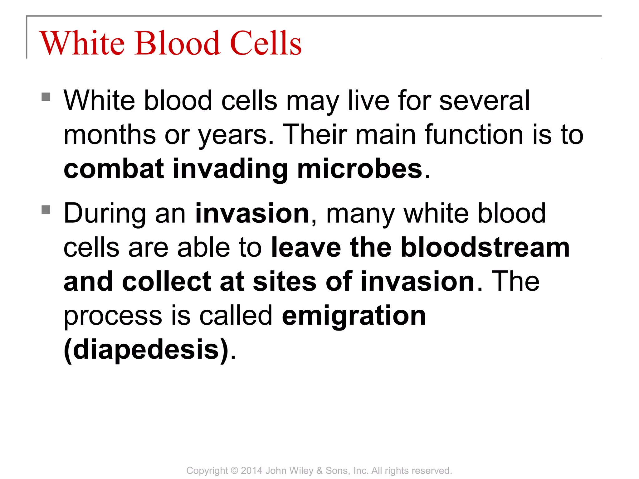 19 [chapter 19 the cardiovascular system the blood] | PPT