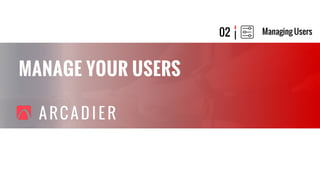 19 Coolest Features on Arcadier | PPT