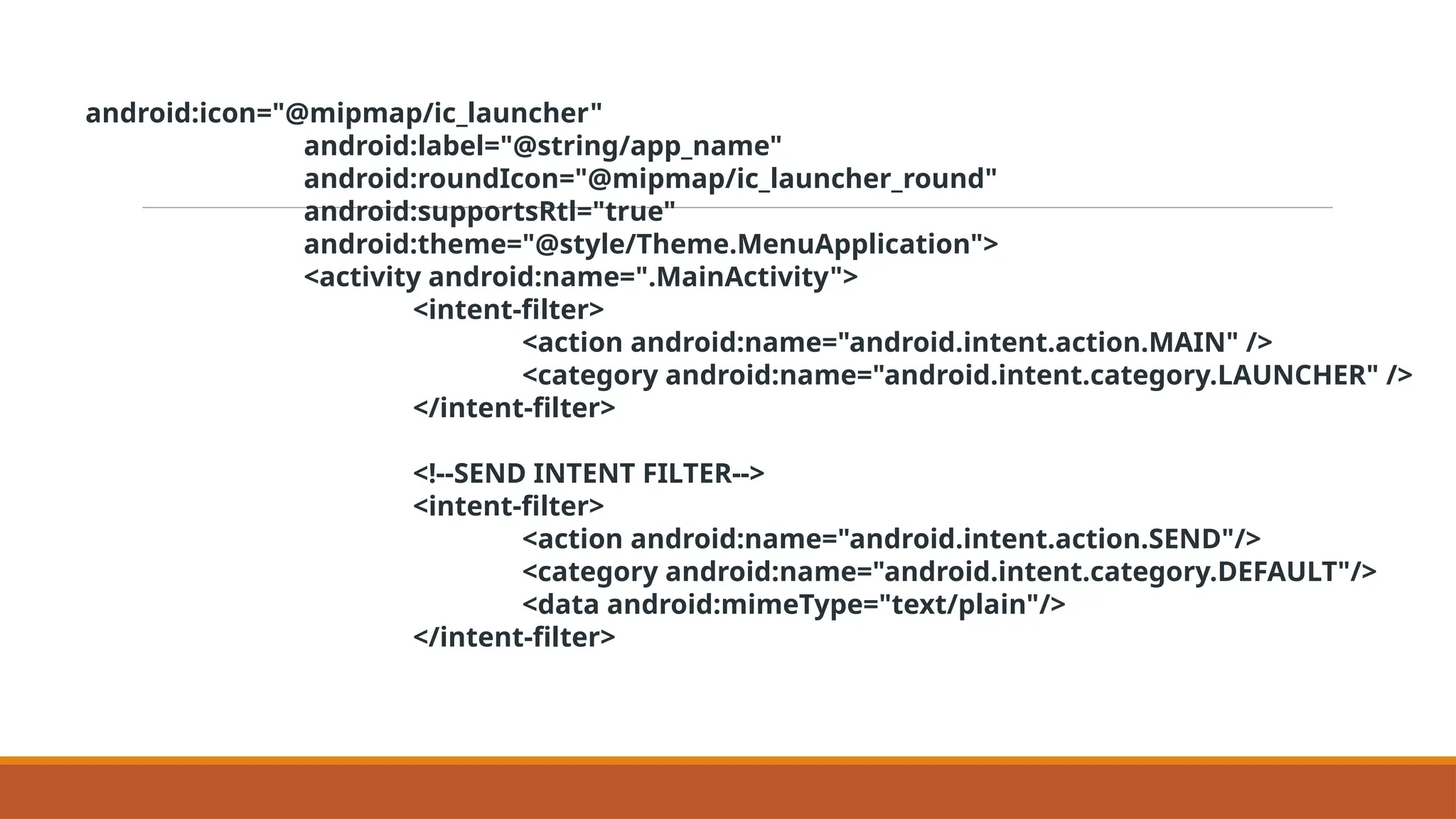 Intents in Mobile Application Development.pptx