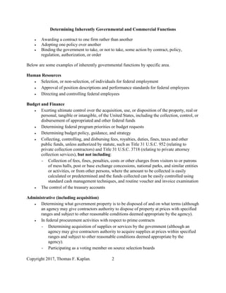 Determining IG and Commercial Functions | PDF