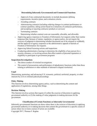 Determining IG and Commercial Functions | PDF
