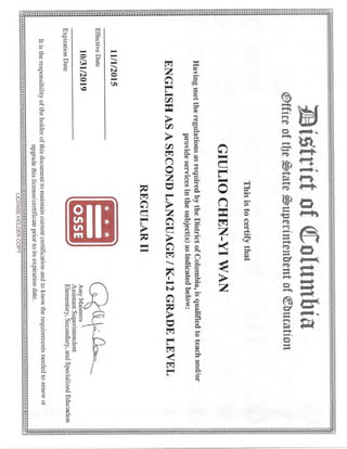 state teaching license | PDF