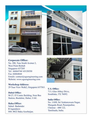 Profile_UGS Group of Companies | PDF