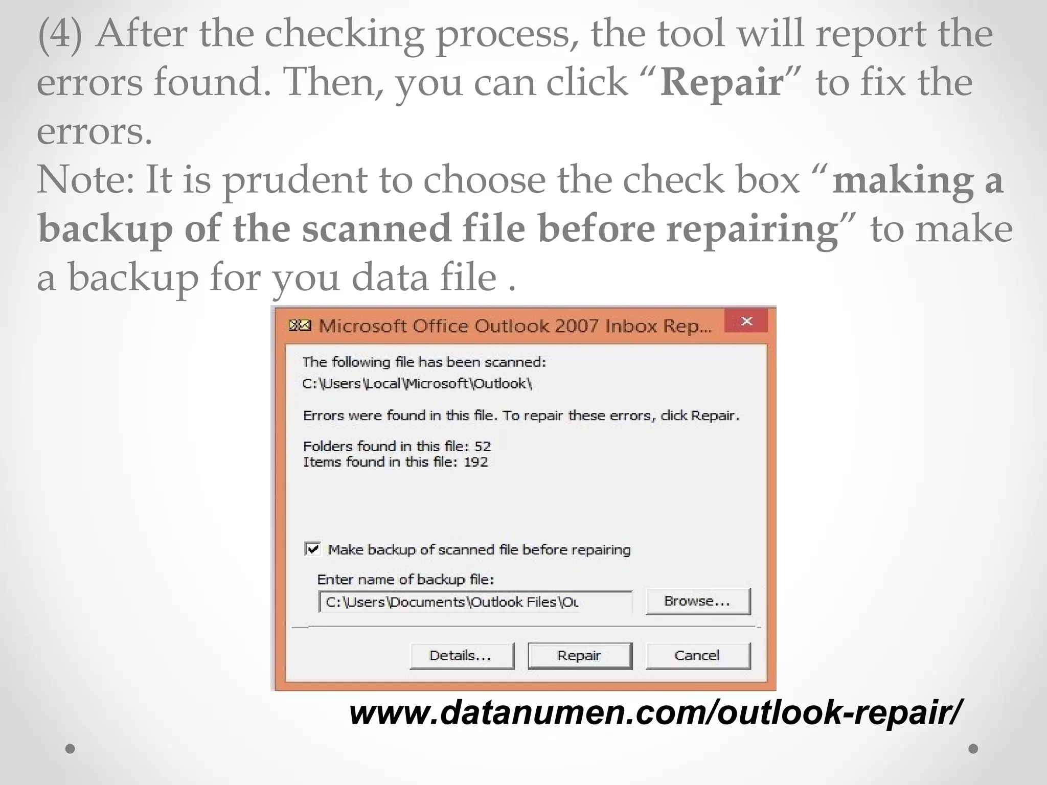 3 Methods To Fix Outlook Error Unable To Display The Folder Ppt It And Internet Support