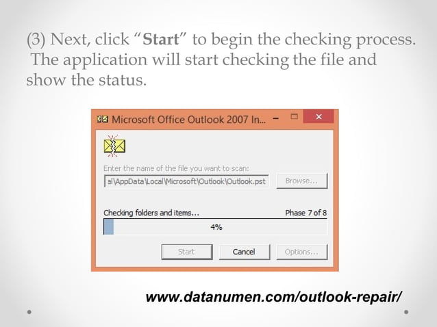 3 Methods To Fix Outlook Error Unable To Display The Folder Ppt
