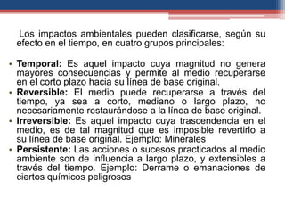 19 descripcion y analisis de los impactos | PPTX