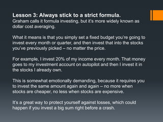 The intelligent investor: Book Review | PPTX
