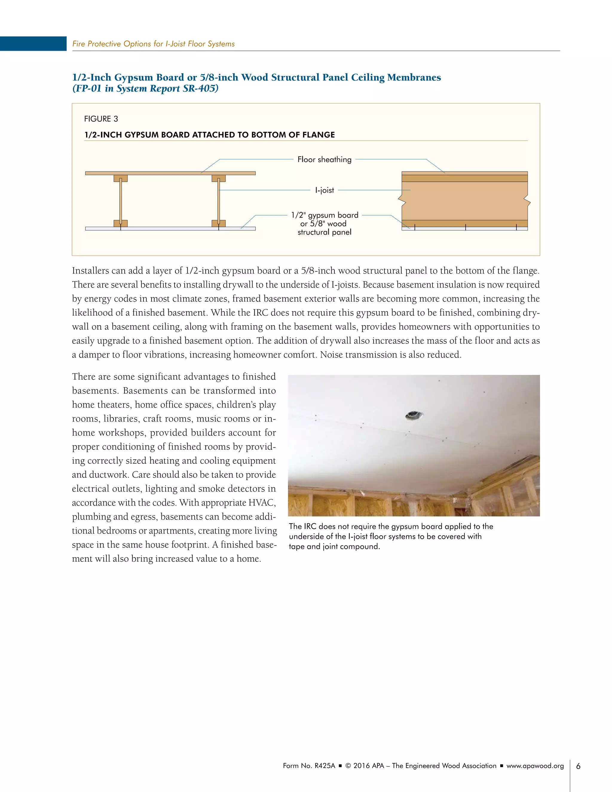 APA IRC Fire protection Options -R425 | PDF