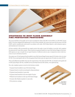 APA IRC Fire protection Options -R425 | PDF