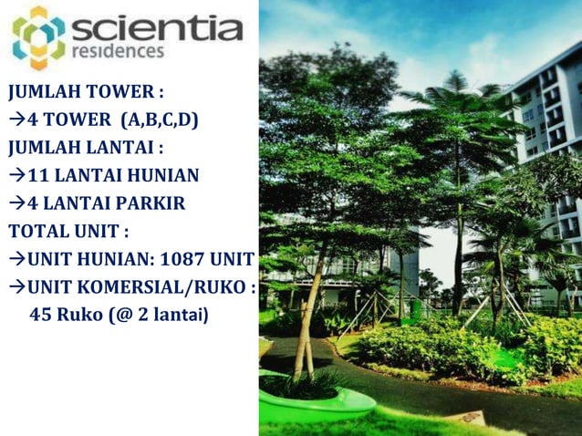 PROFILE SCIENTIA RESIDENCES 2016 | PPT