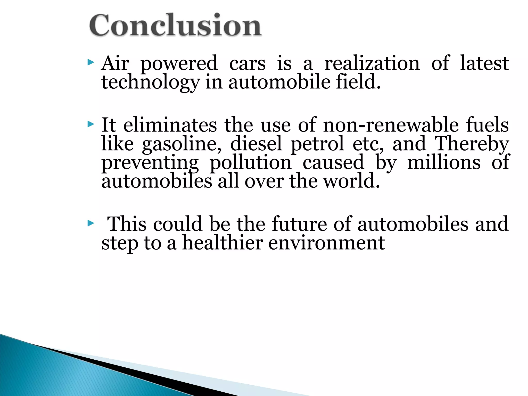 air powered car presentation | PPT