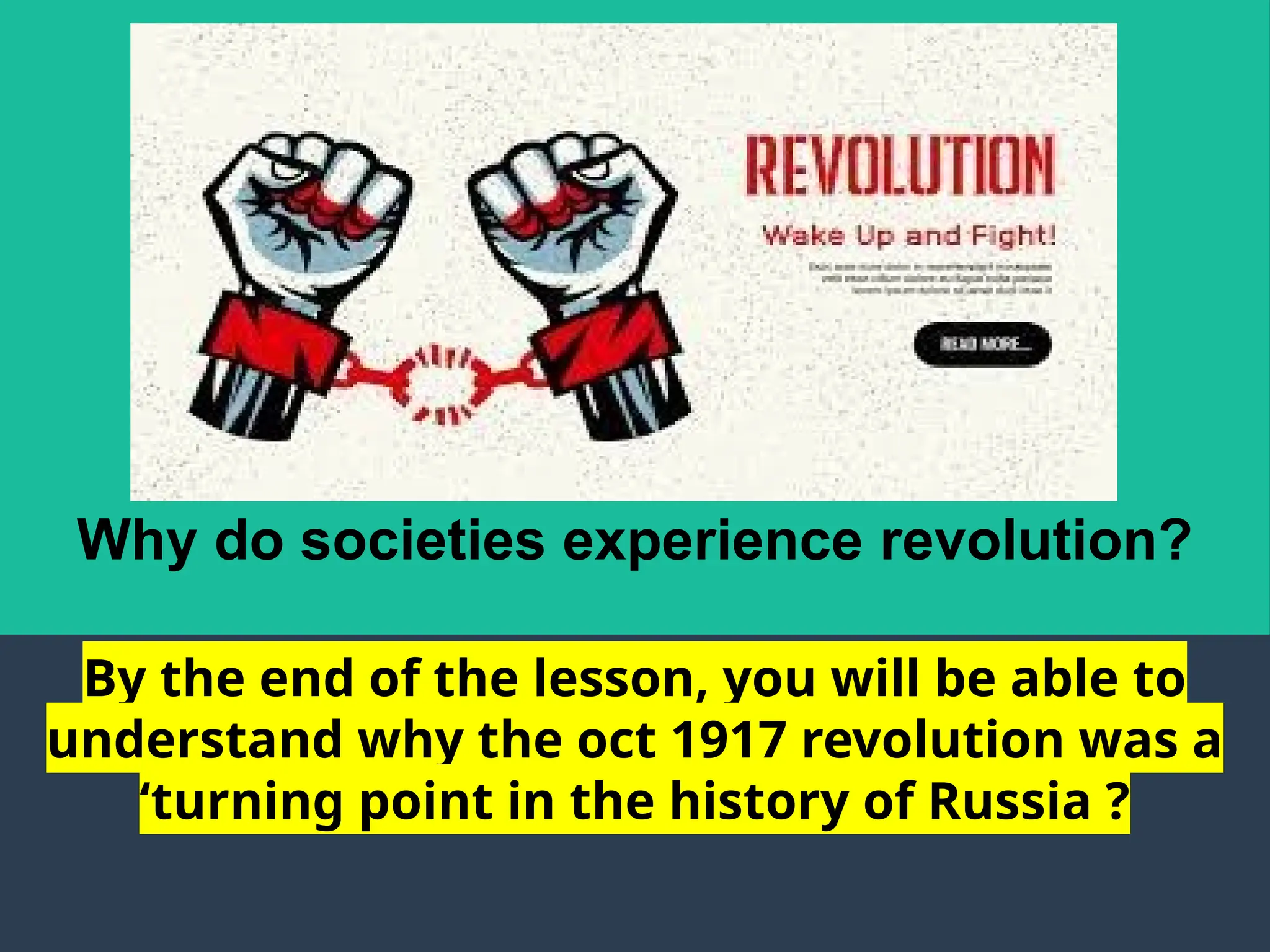 Why do societies experience revolution - French Revolution | PPTX