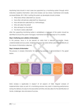 Monitoring and Evaluation Framework | PDF