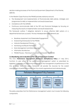Monitoring and Evaluation Framework | PDF