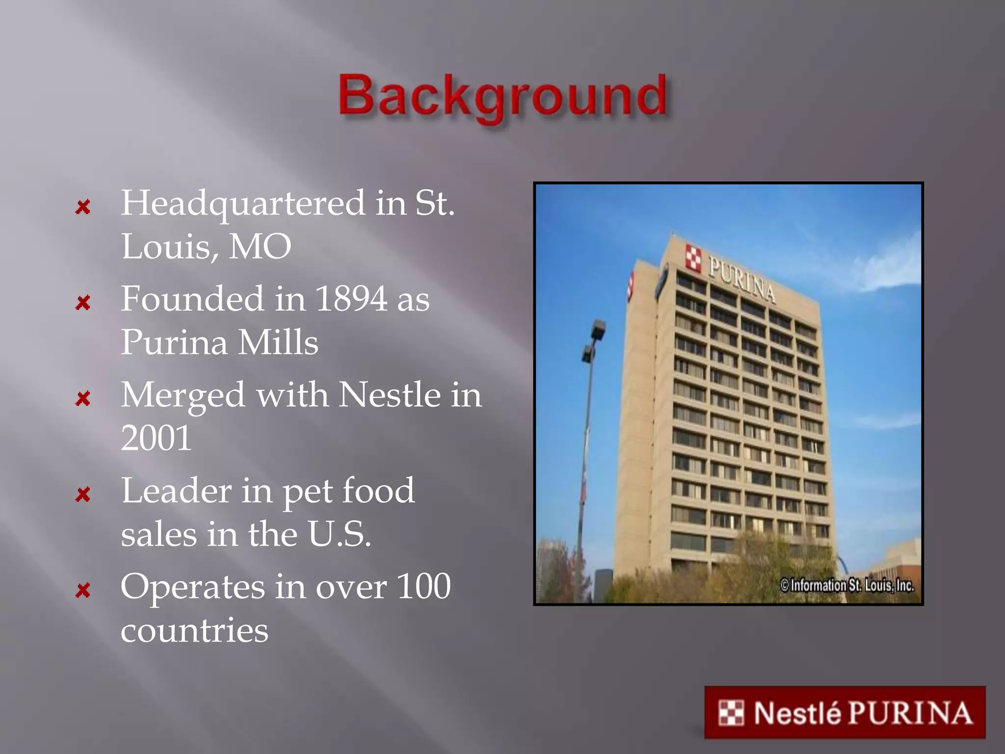 Nestle Purina Power Point(withVideo) | PPTX