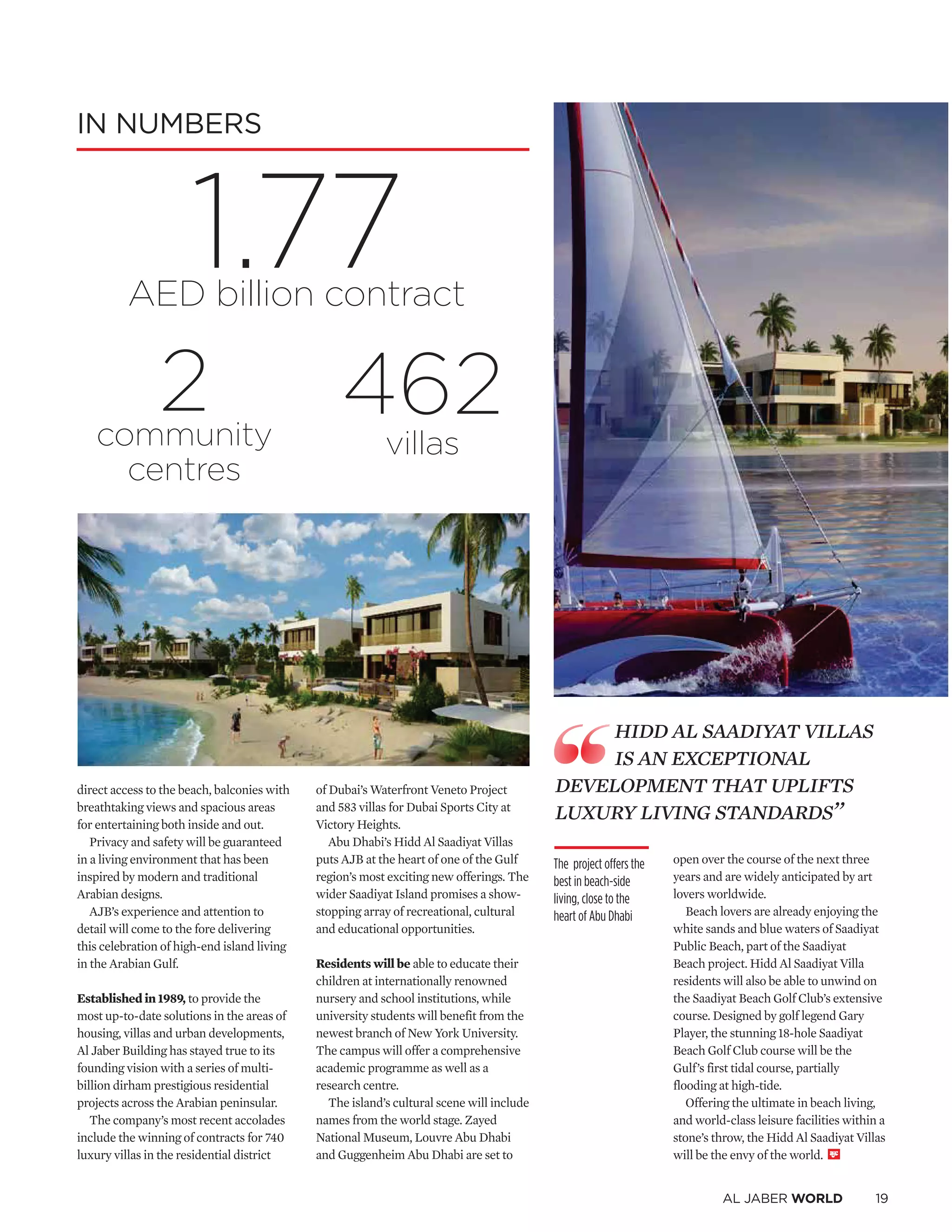 Hidd Al Saadiyat Villas Project | PDF