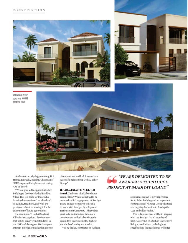 Hidd Al Saadiyat Villas Project | PDF