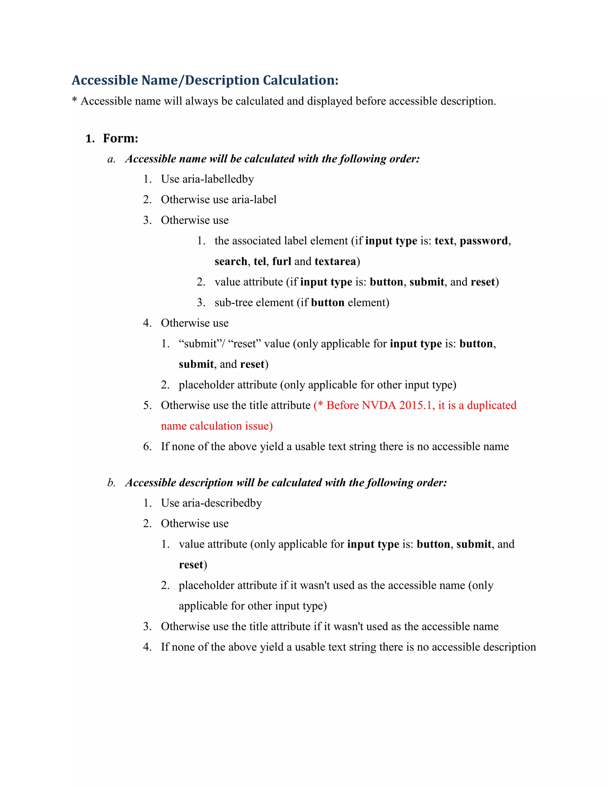 Accessible Name and Description calculation | DOCX