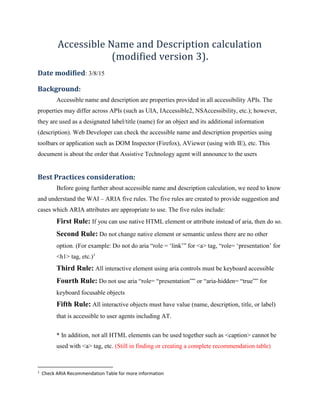 Accessible Name and Description calculation | DOCX