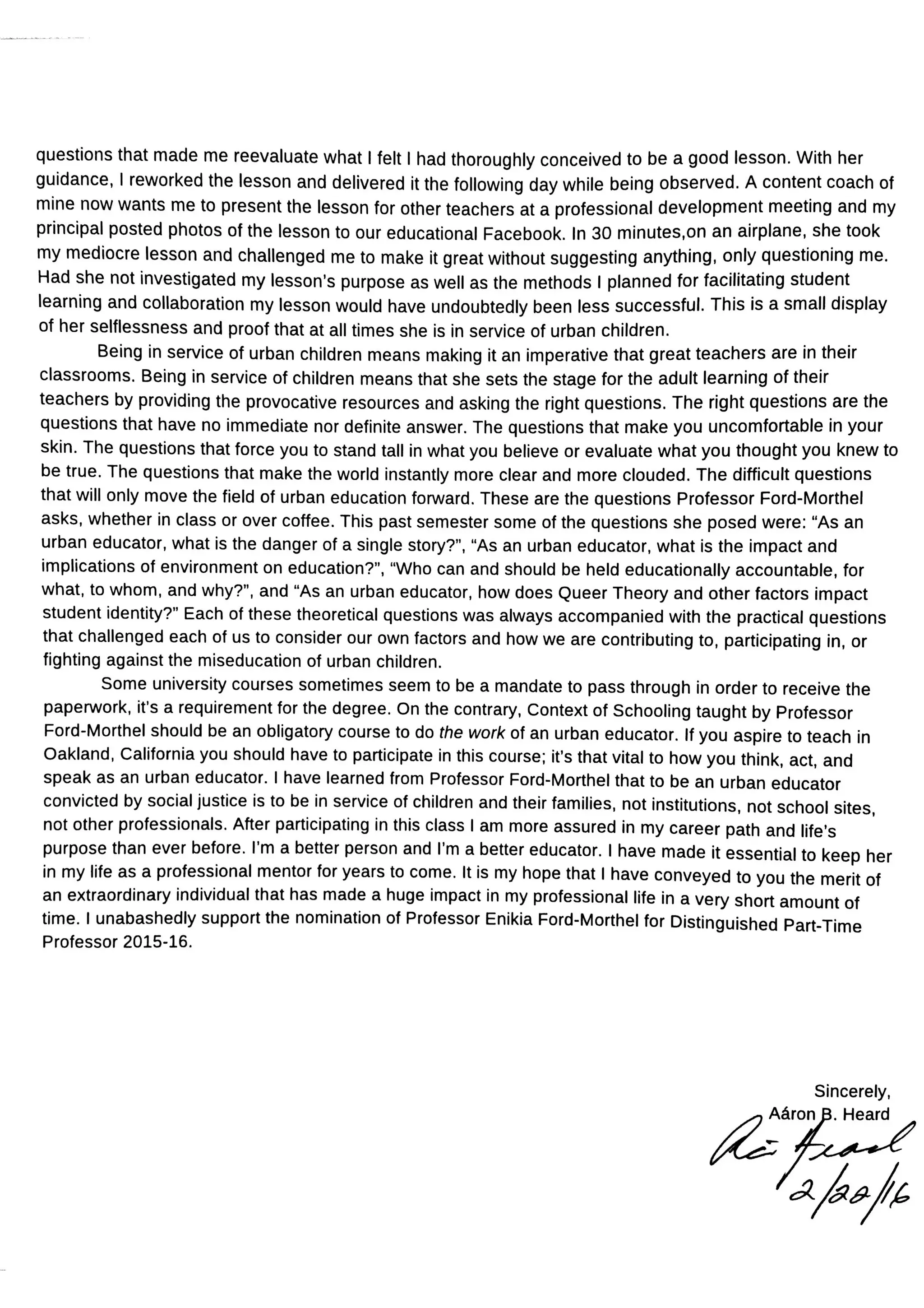 letter of rec | PDF