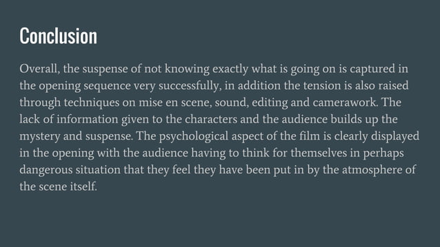 Title & Opening Sequence Textual Analysis | PPT