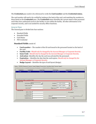 Ccure 9000 Admin user's manual | PDF
