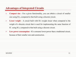 19EEC03 Linear Integrated Circuits and its Applications | PDF