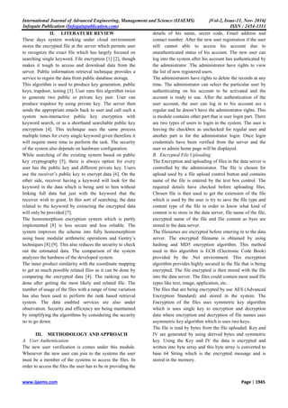 enhanced secure multi keyword top k retrieval in cloud | PDF