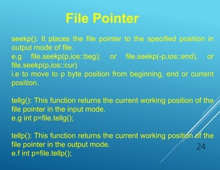 File Handling | PPTX | Programming Languages | Computing