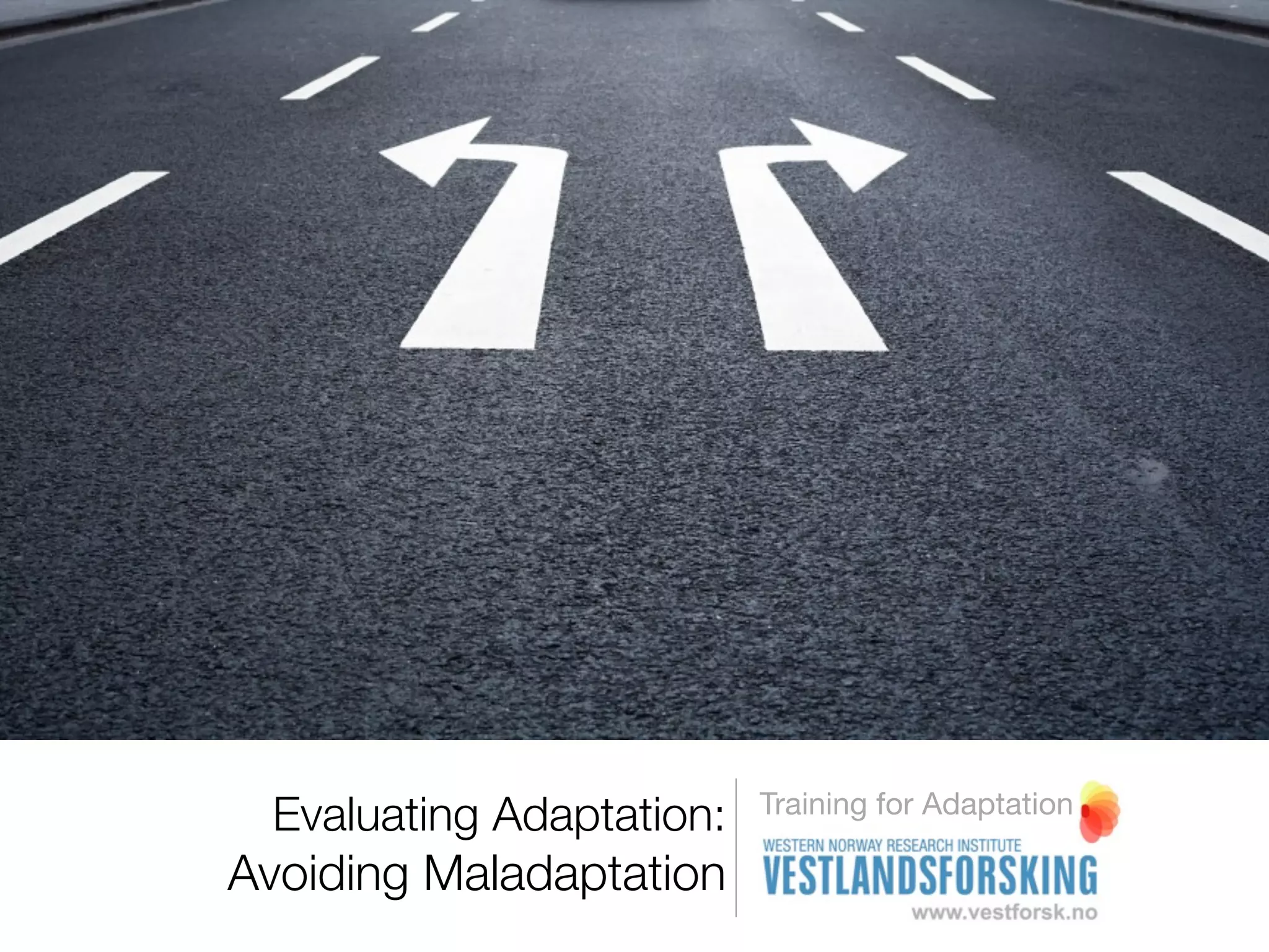 Evaluating Adaptation Avoiding Maladaptation Training For Adaptation