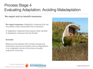 Evaluating adaptation - Avoiding maladaptation- training for adaptation ...