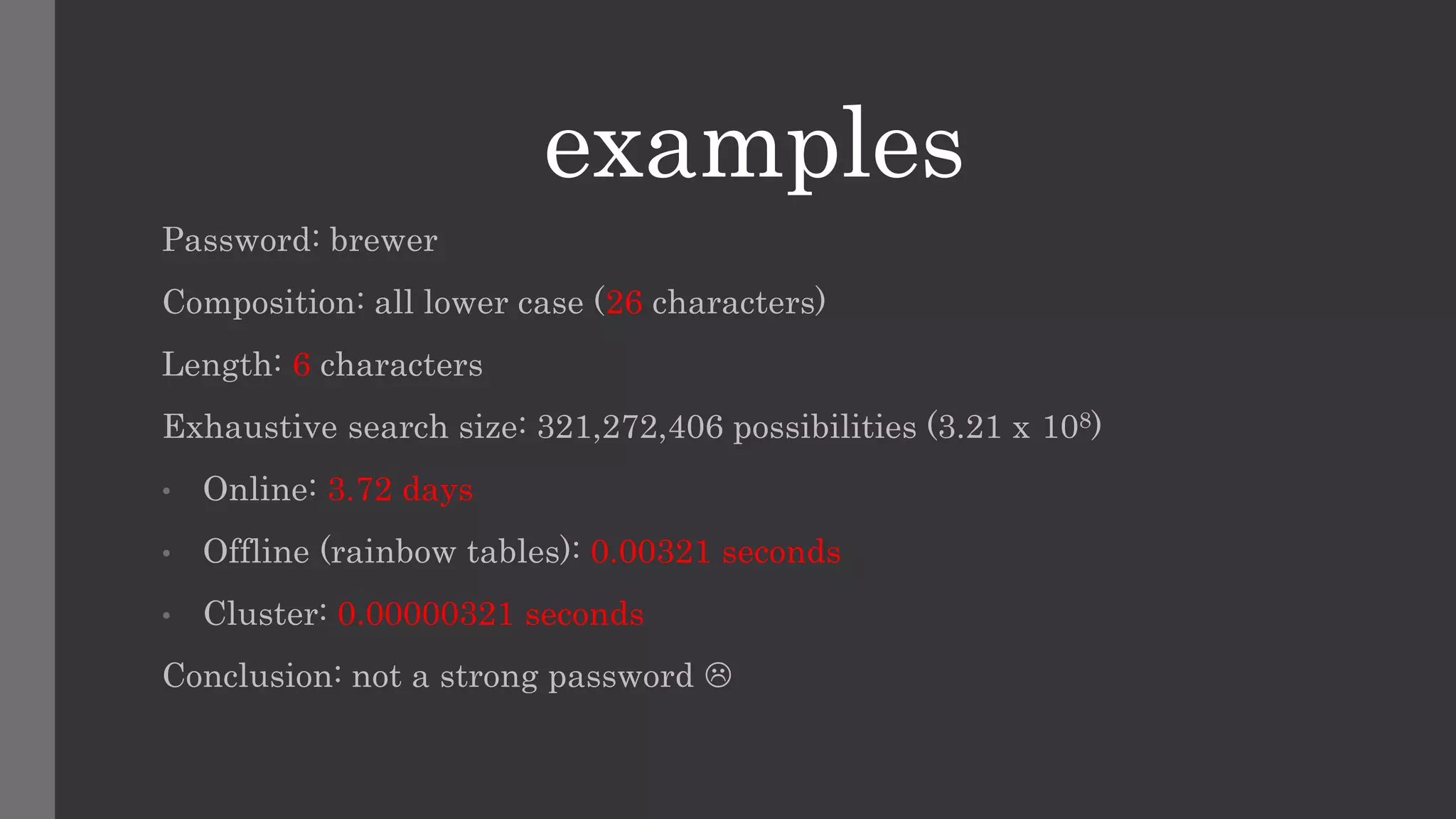 Passwords presentation | PPTX