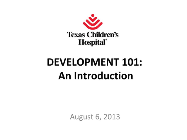 Development 101 | PPT
